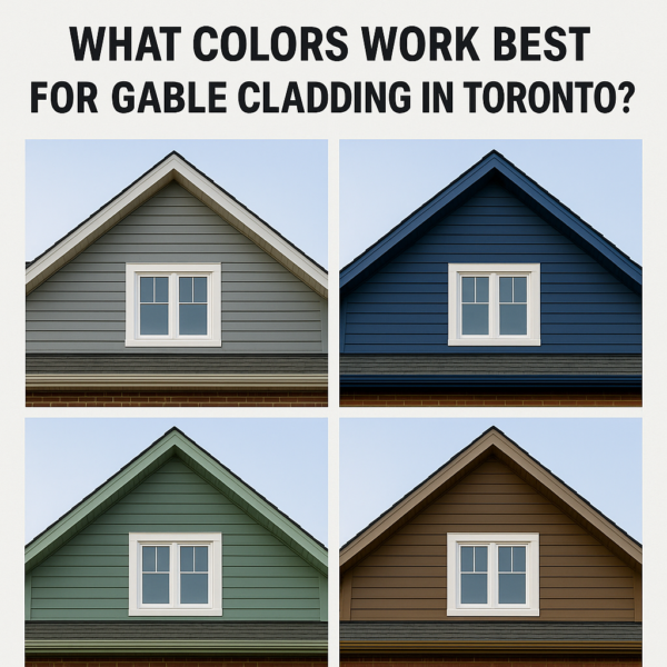What colors work best for gable cladding in Toronto? - Toronto Fixer